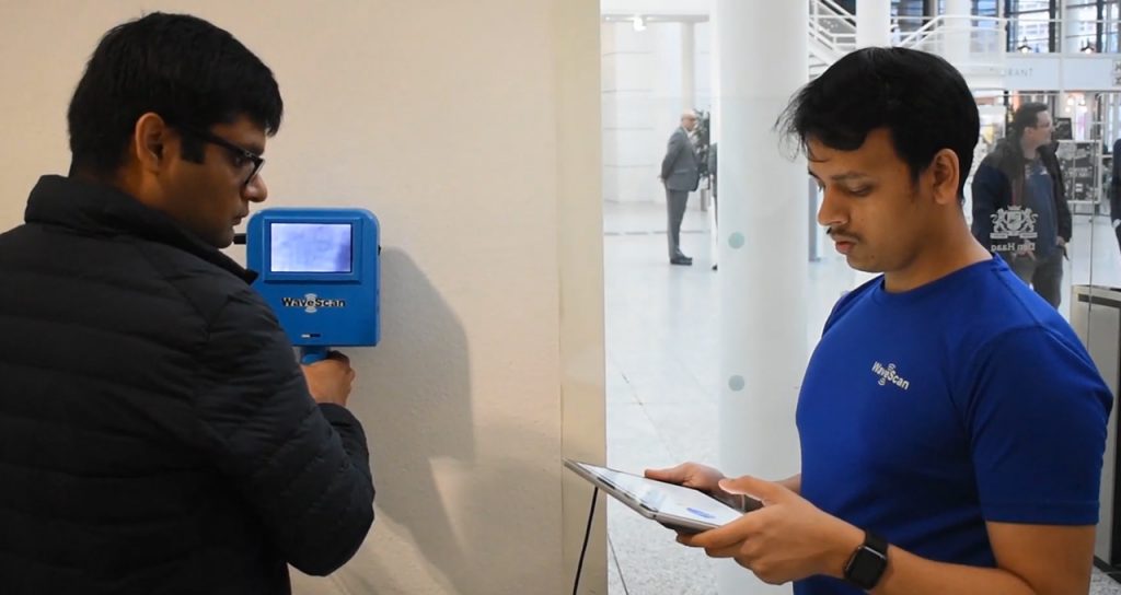 An innovative scanner for building maintenance