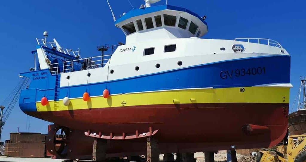 Un premier chalutier diesel-électrique circule en France